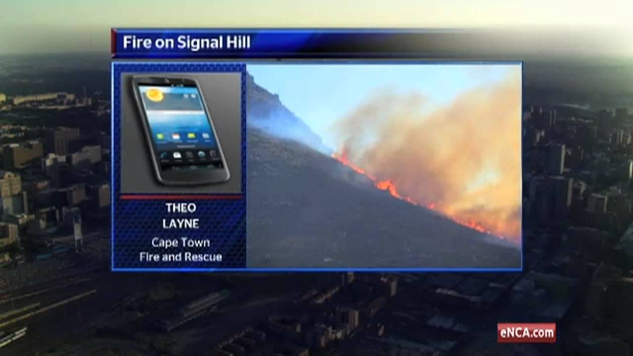 Firefighters tackle huge Signal Hill fire - YouTube