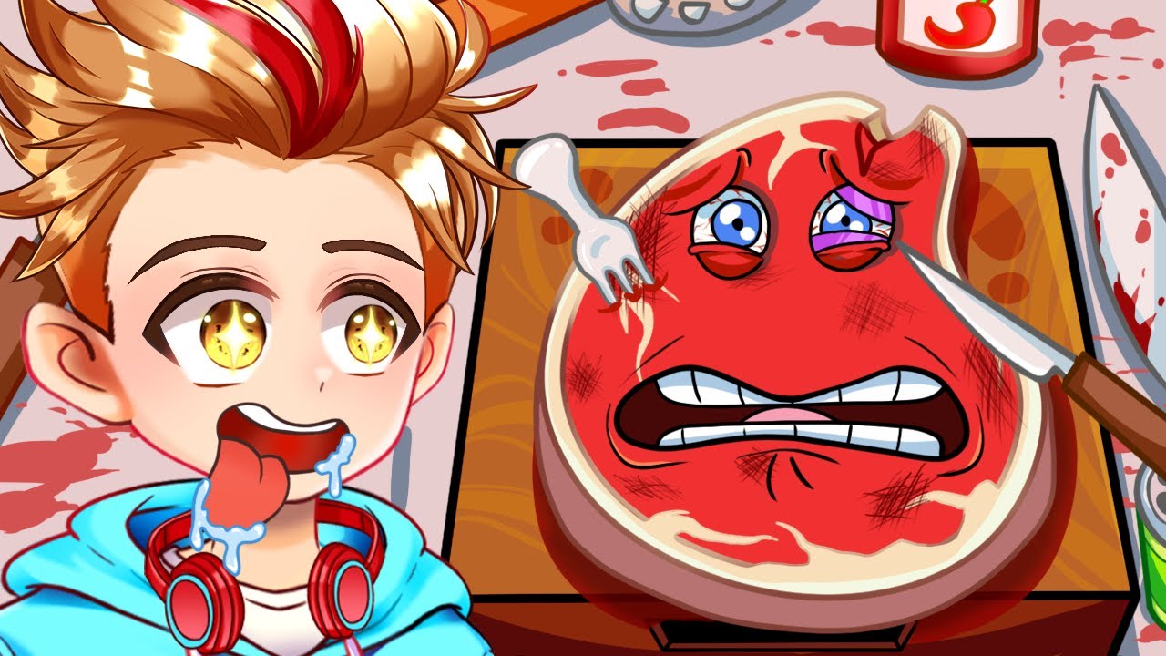 Nicky's CHARLIE THE STEAK is very DELICIOUS ... | Nicky Playtime - YouTube