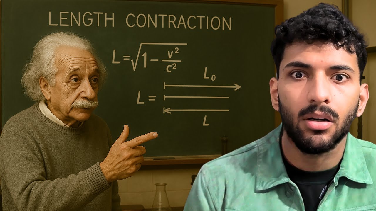 Faster = Shorter | Length Contraction Explained (With Maths) - YouTube