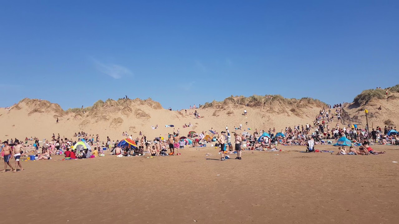 Formby beach Liverpool. - YouTube