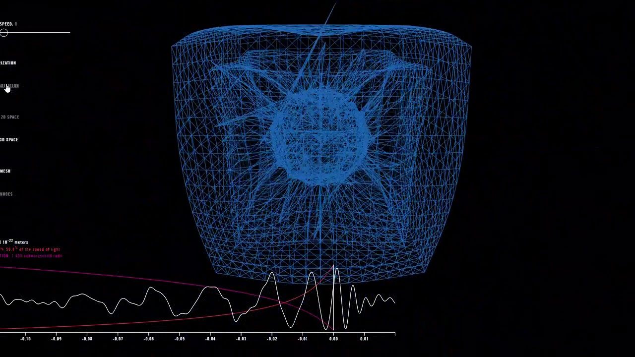 Having Fun w/ GWAVE: Web-based Gravitational Wave Visualizer - YouTube