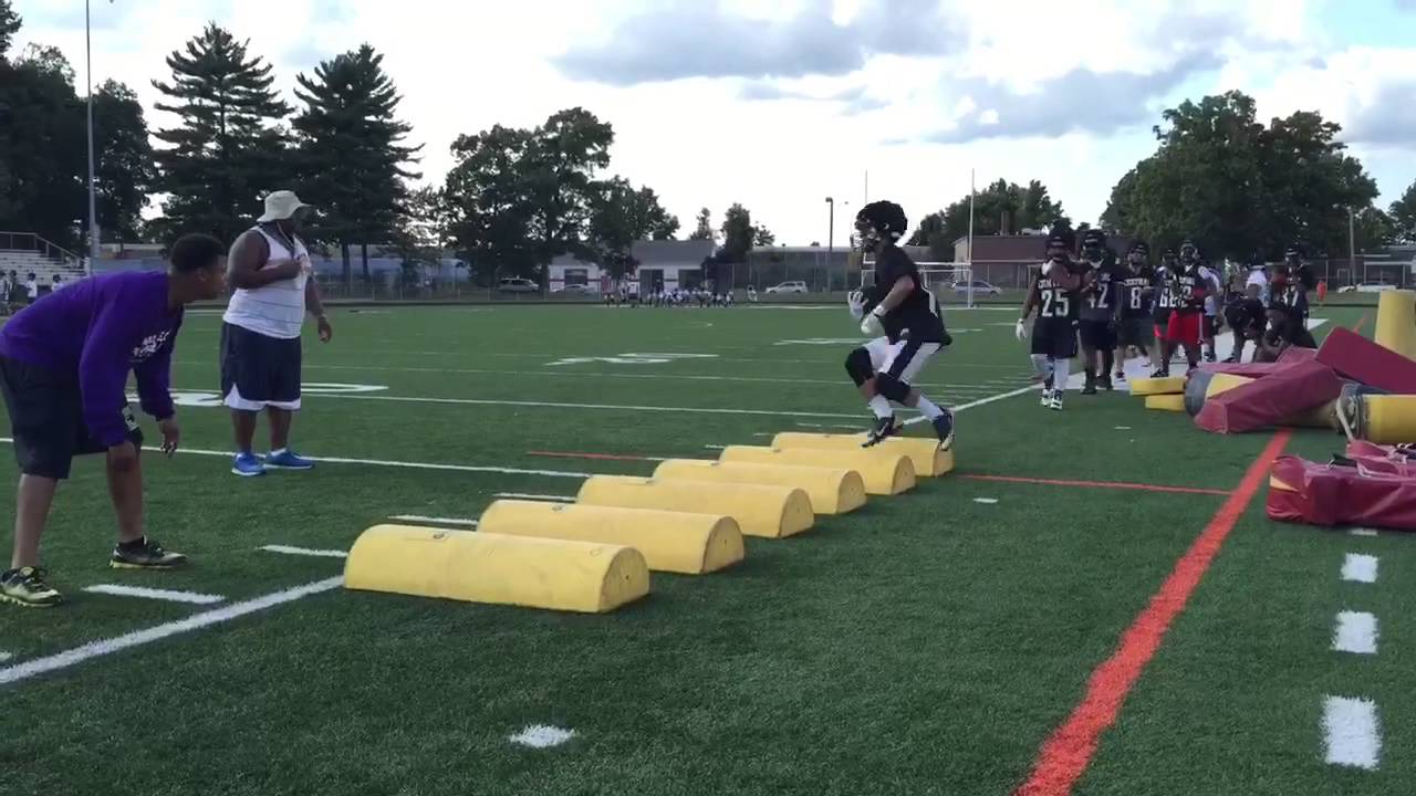 Central opens first day of high school football practice - YouTube