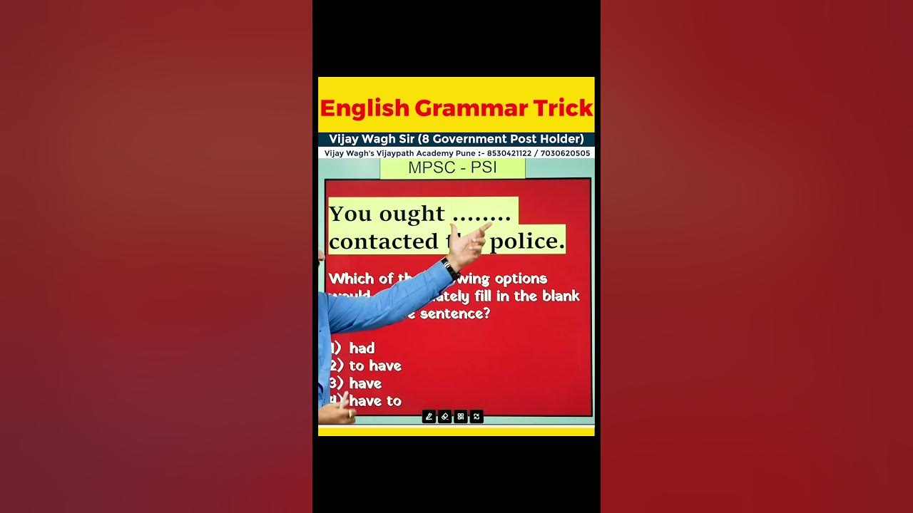 Fill in the Blanks Trick #shorts #mpscexam #englishgrammar #vijaywaghsir #english - YouTube