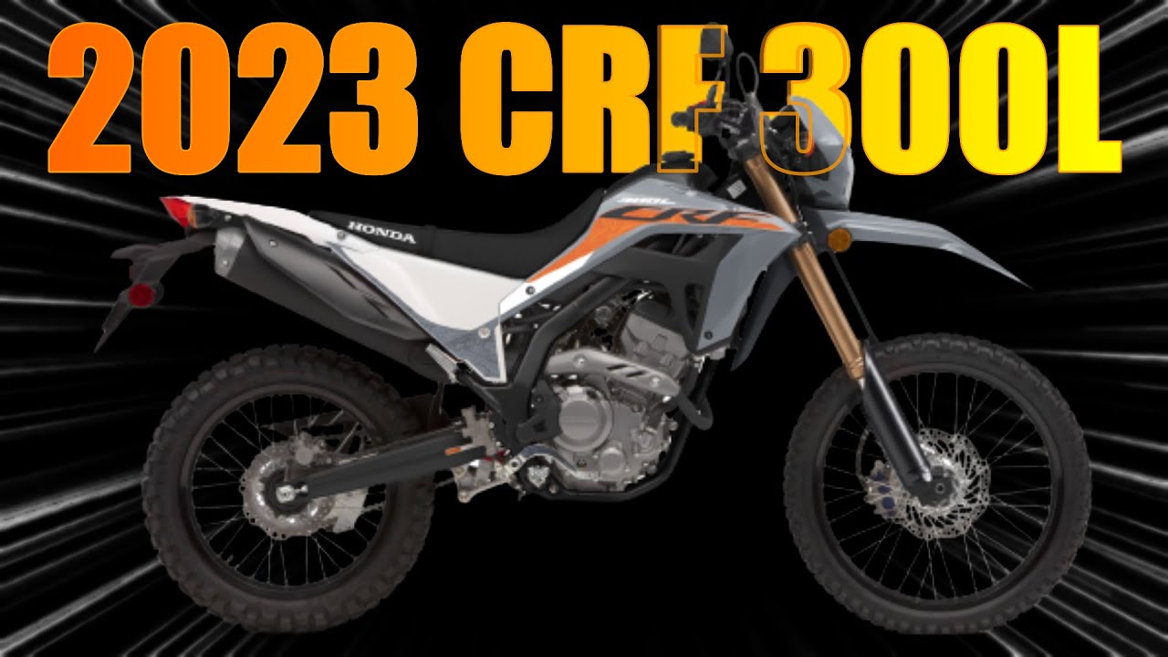 NEW LIVERY‼️2023 HONDA CRF300 L SWIFT GREY - YouTube