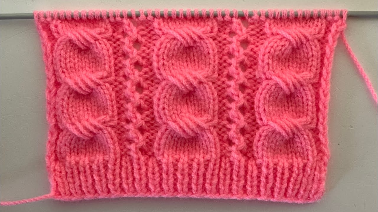 Beautiful Knitting Design For Gents Sweater/Jacket/Cap - YouTube