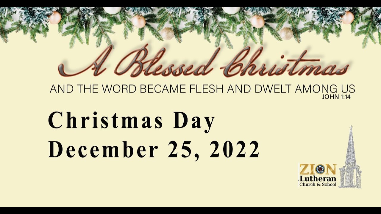 Christmas Day, December 25, 2022 - YouTube