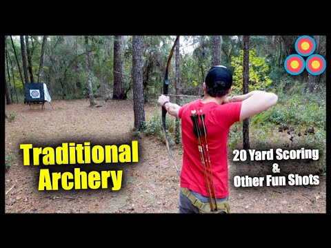Traditional Archery Scoring and Other Fun Shots - YouTube