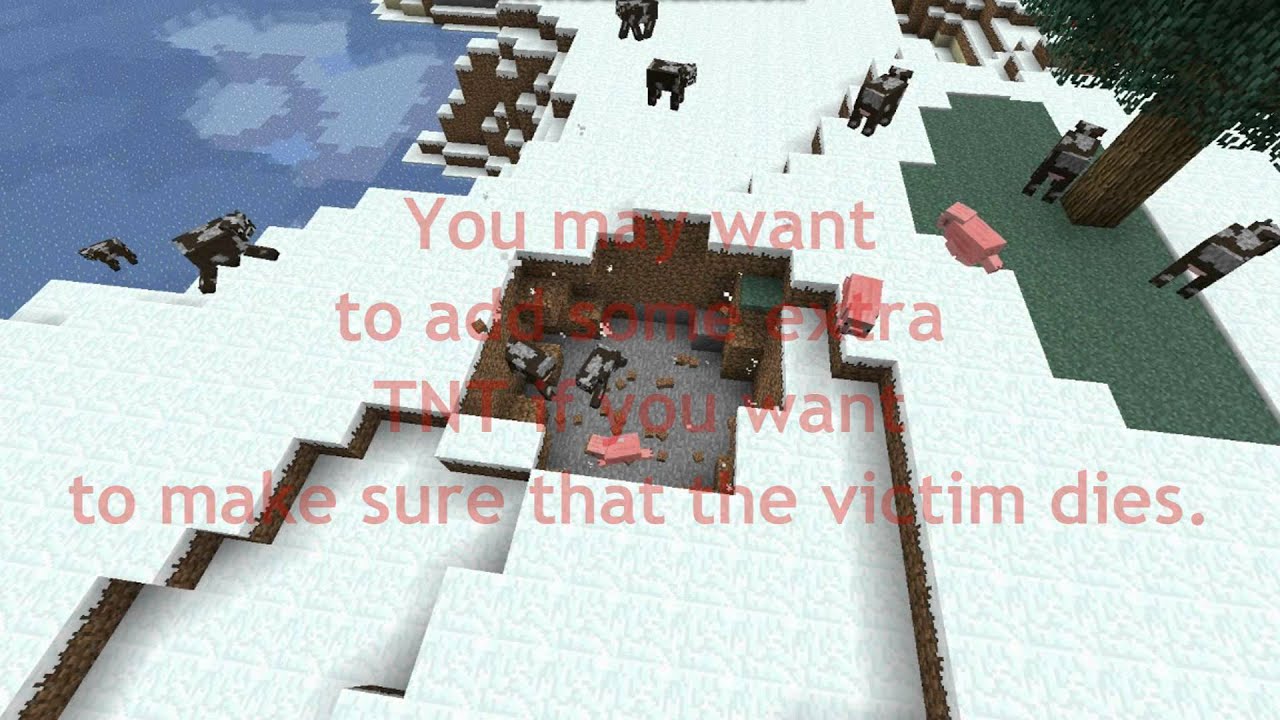 Minecraft Landmine Tutorial - YouTube