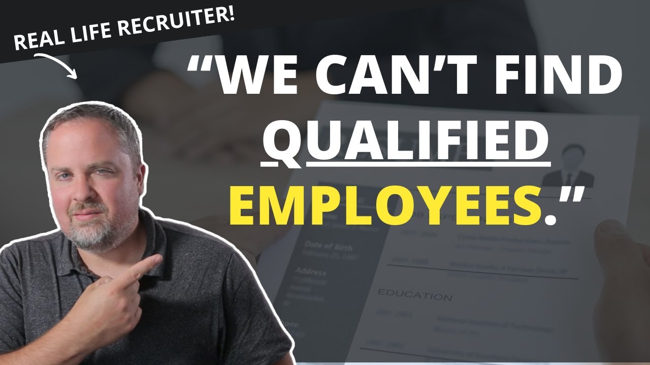 Employers Say There Is A "Lack Of Qualified Applicants" - YouTube