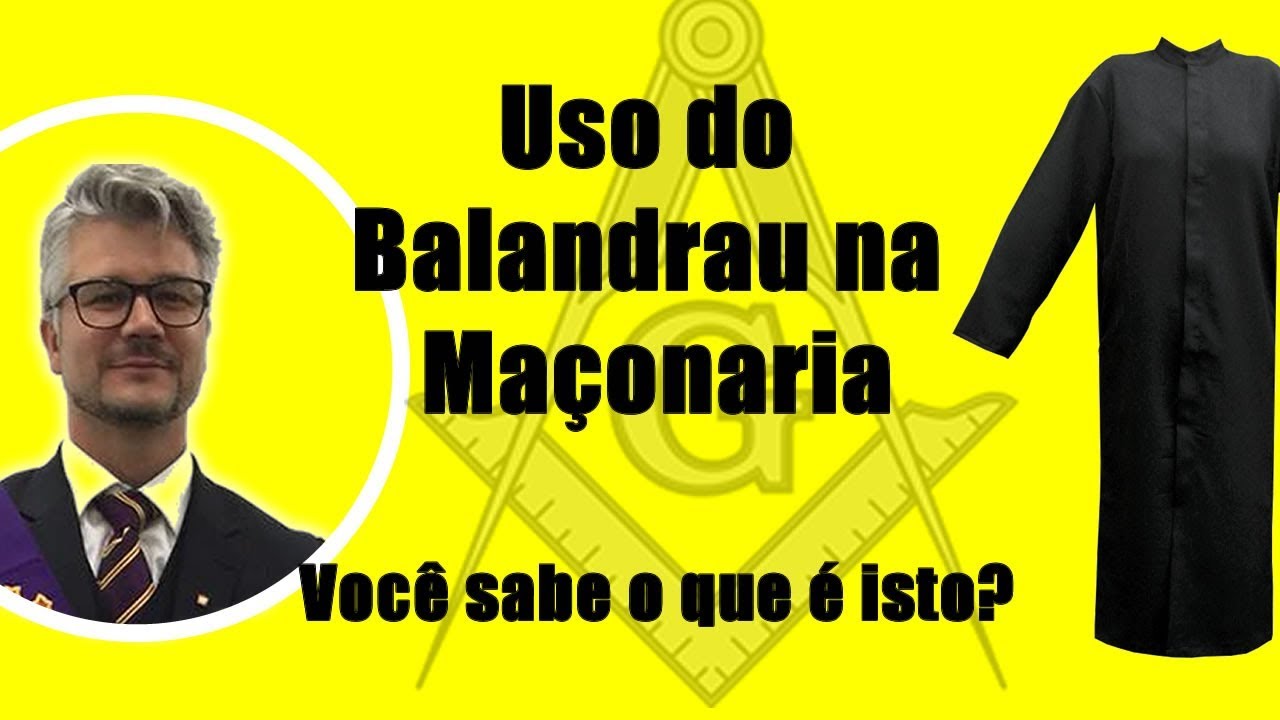 🔴# 29 Uso de Balandrau na Maçonaria! Você sabe o que é isto? - YouTube