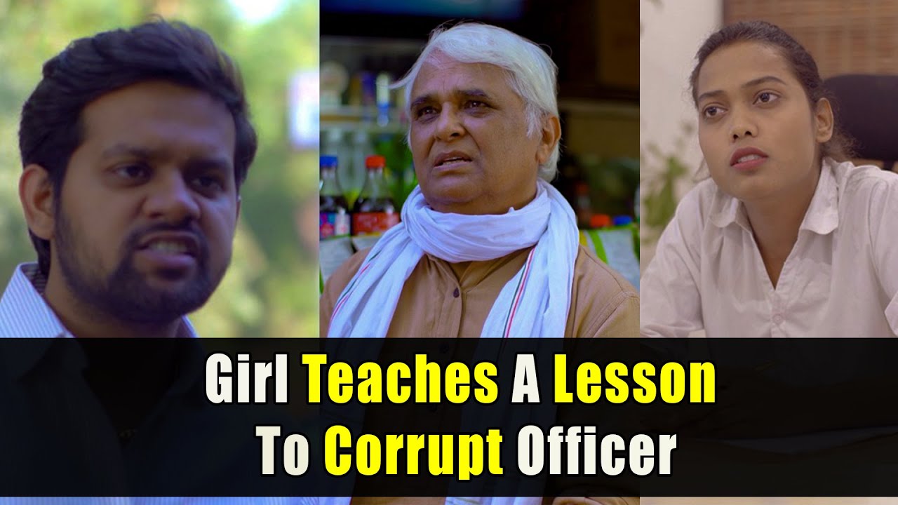 Girl Teaches A Lesson To Corrupt Officer - YouTube