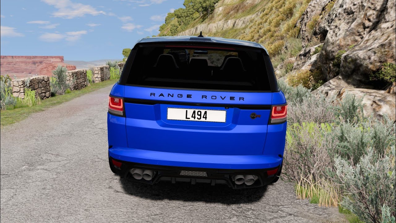 Range Rover Sport SVR | BeamNG Drive | Thrustmaster TX gameplay - YouTube
