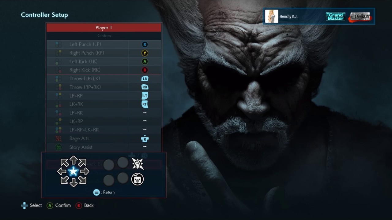 Tekken 7 Menu Options - YouTube