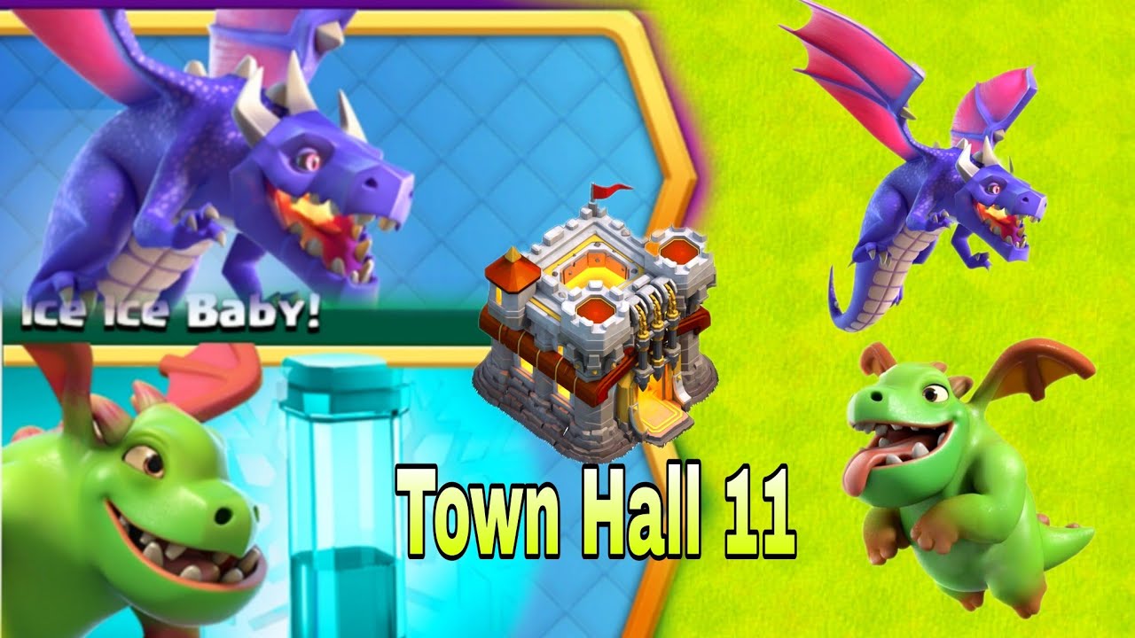 2 Fire Dragon & 5 Baby Dragon Event Attack Video 😲 Coc (বাংলা) - YouTube