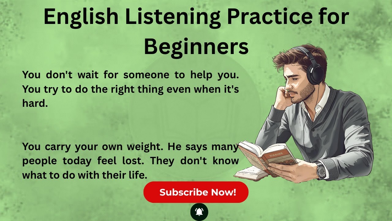 English Listening Practice for Beginners | Speak More Confidently ...