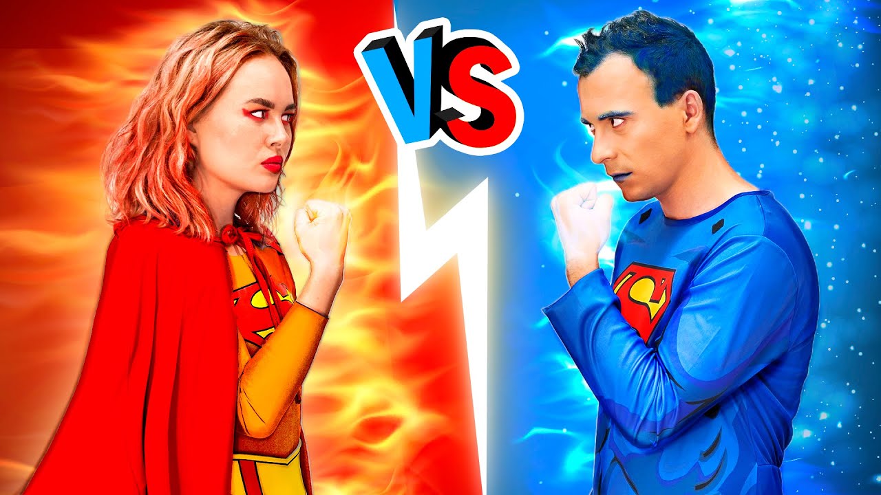 Hot vs Cold Challenge | Fire vs Ice by FUN2U - YouTube