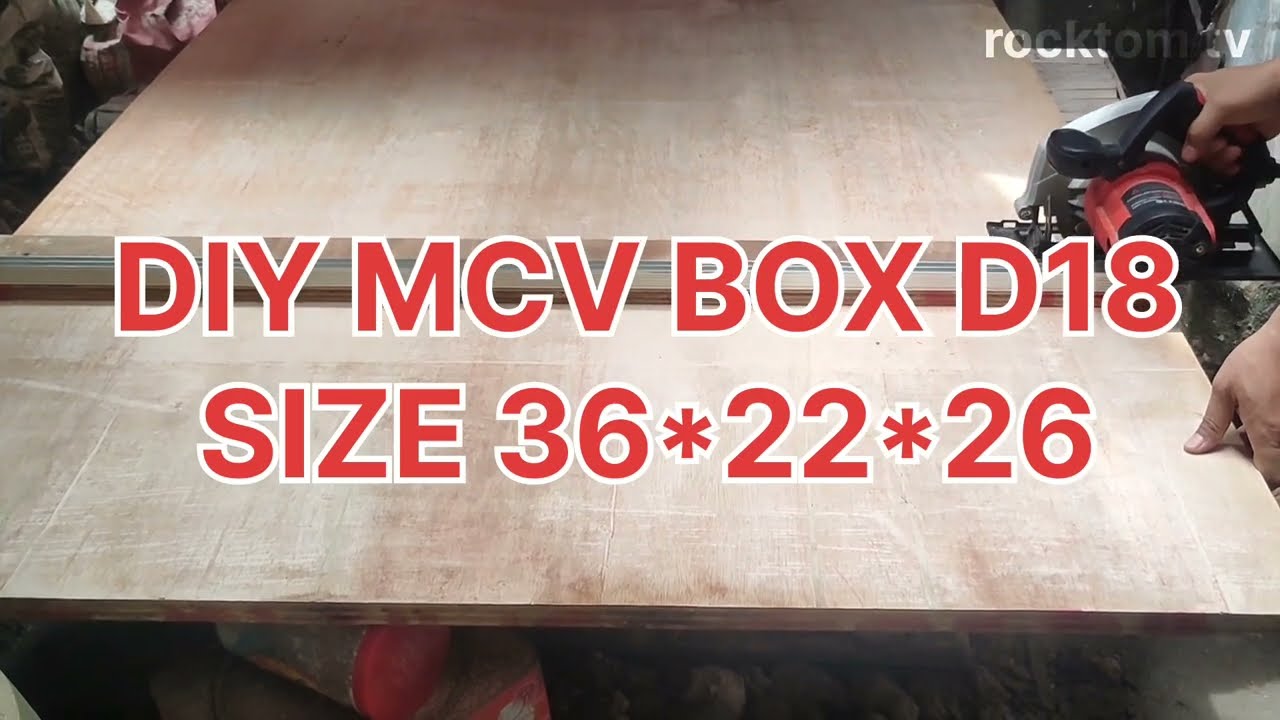 TRY NATIN GUMAWA NG MCV BOX D18 PARA SA ATIN BAGO SPEAKER - YouTube