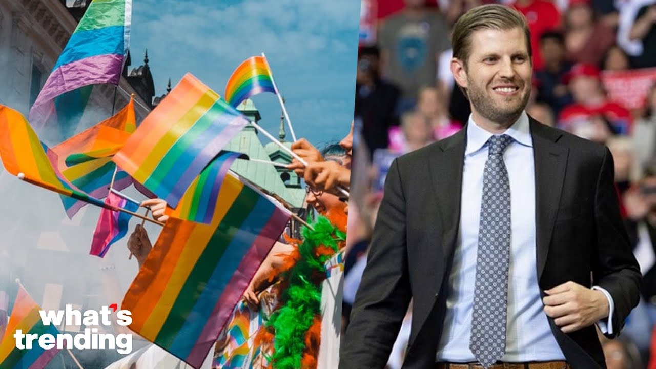 Twitter Speculates if Eric Trump is LGBT after Viral News Clip - YouTube