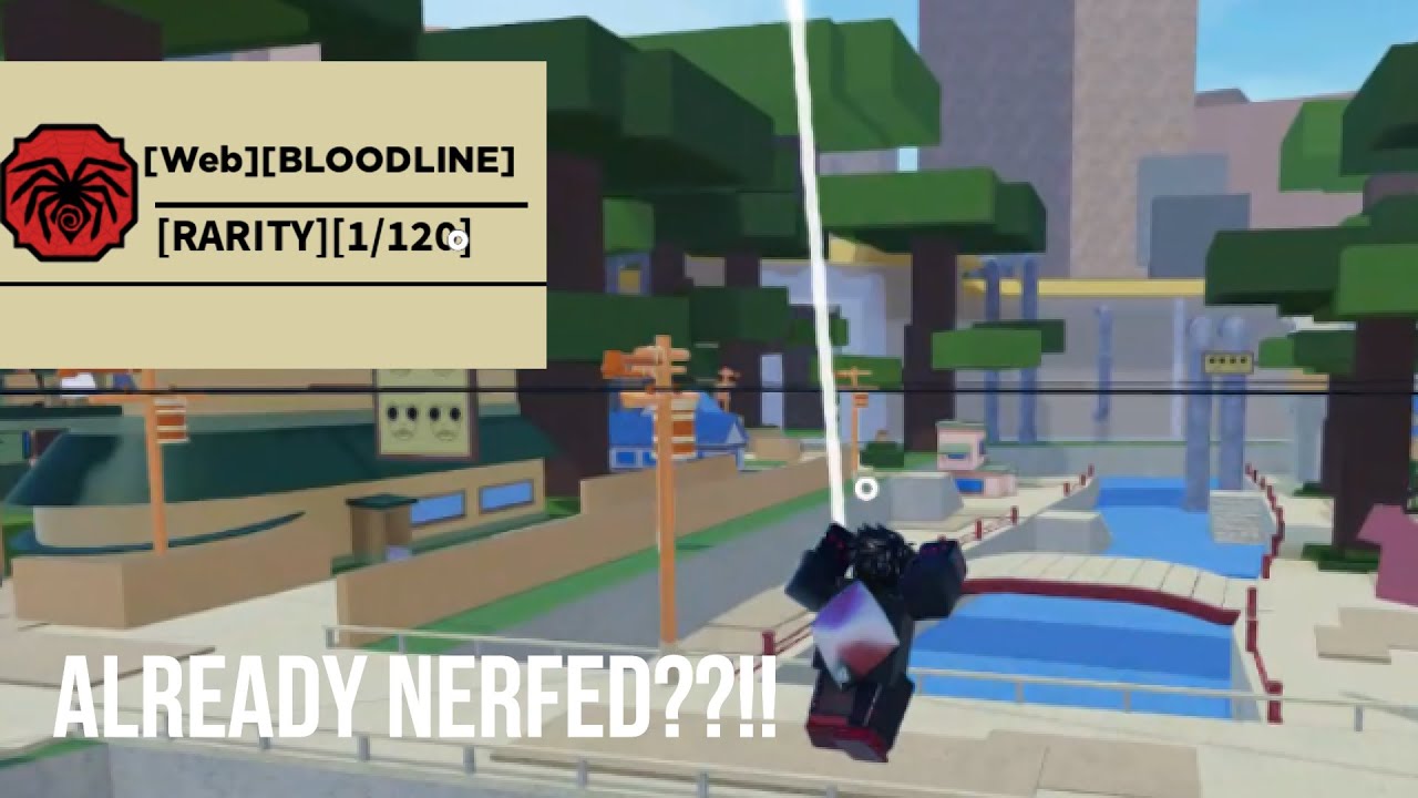 Web already NERFED??!! Shindo Life - YouTube