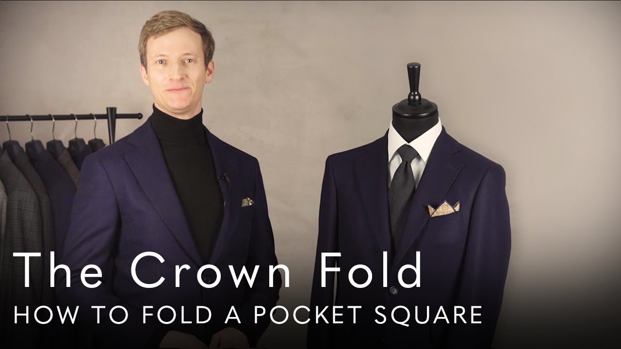 How To Fold A Pocket Square Three Point