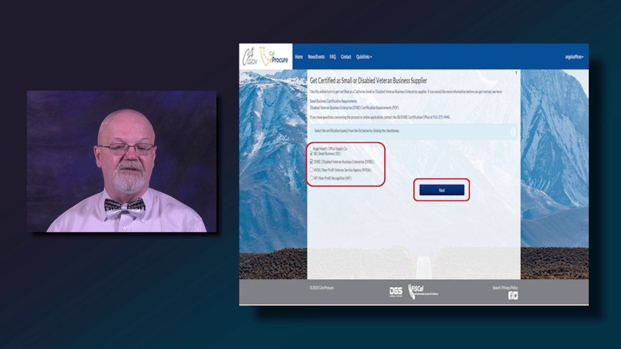 Cal eProcure Step 2 - YouTube