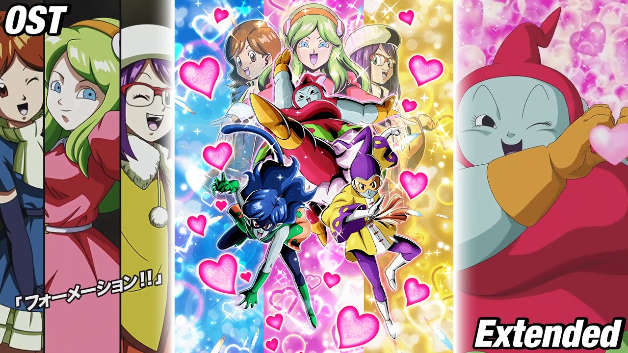 TEQ LR Ribrianne, Kakunsa, and Rozie Intro Extended OST | Dragon Ball Z ...