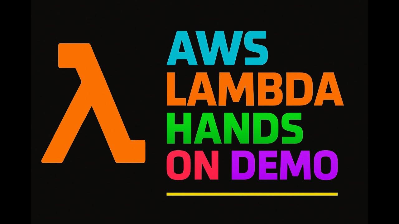 AWS Lambda Hands On Demo - V2 - YouTube