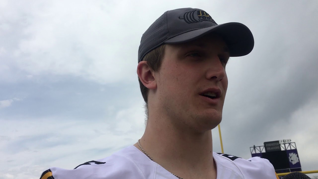 Iowa defensive tackle Matt Nelson on his recovery - YouTube
