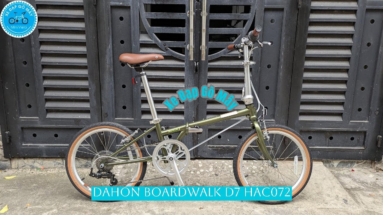 Dahon Boardwalk D7 HAC072 màu xanh - YouTube