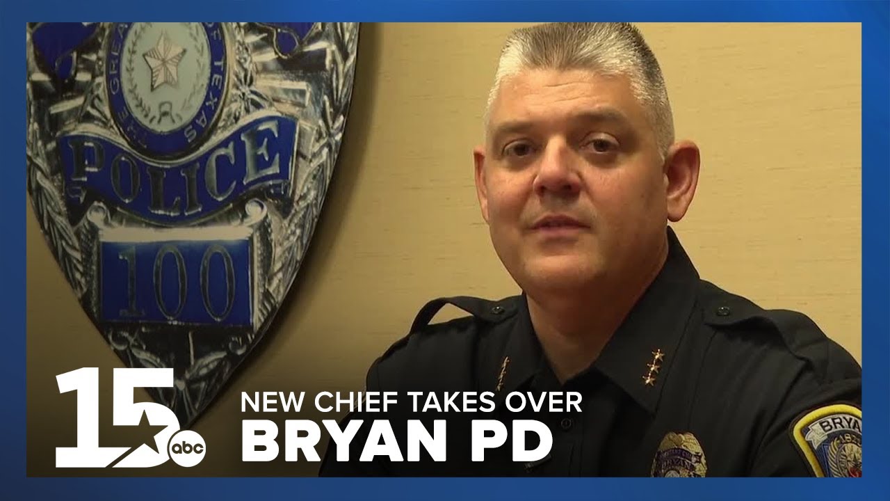 New chief takes over Bryan police department - YouTube