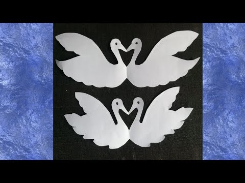 How to make a paper cutting duck - YouTube