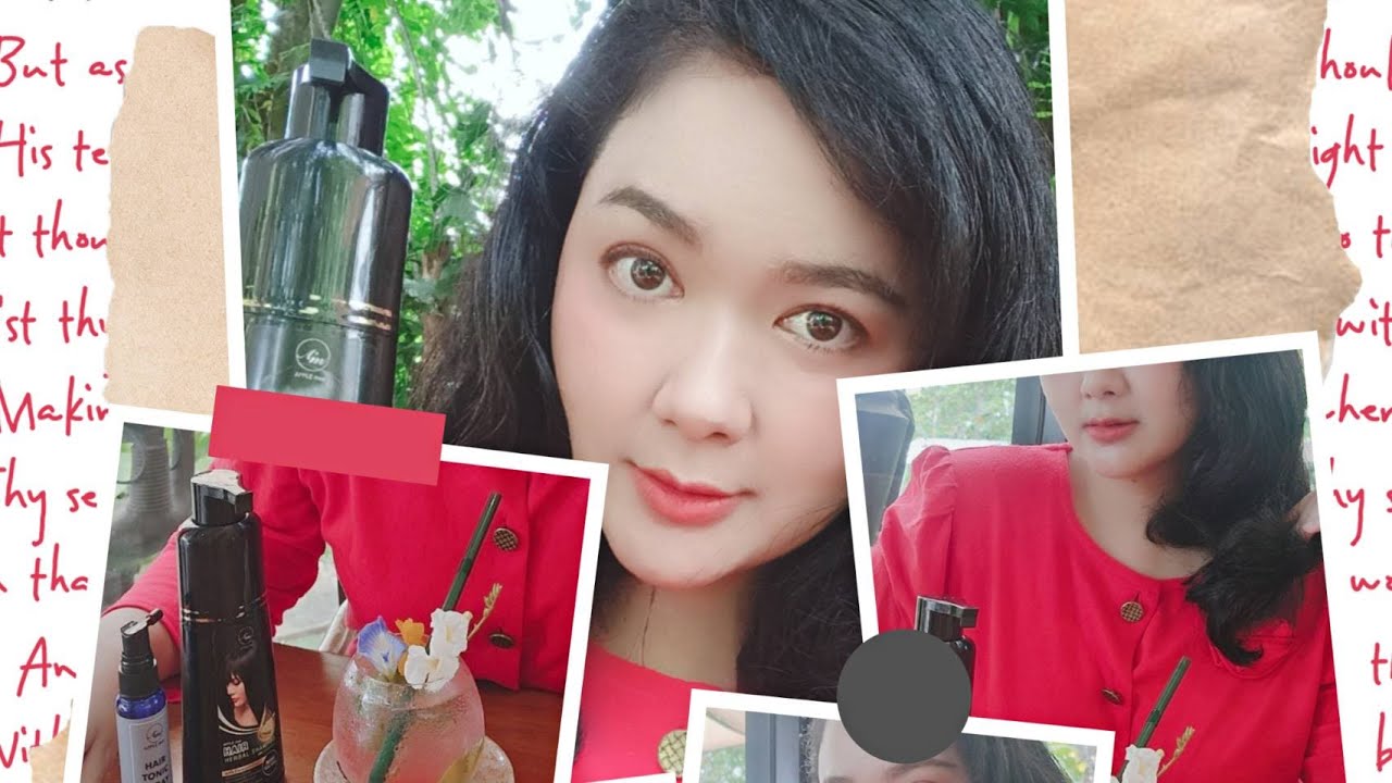 Review : แชมพูสมุนไพรปิดผมขาว Apple Mee - YouTube