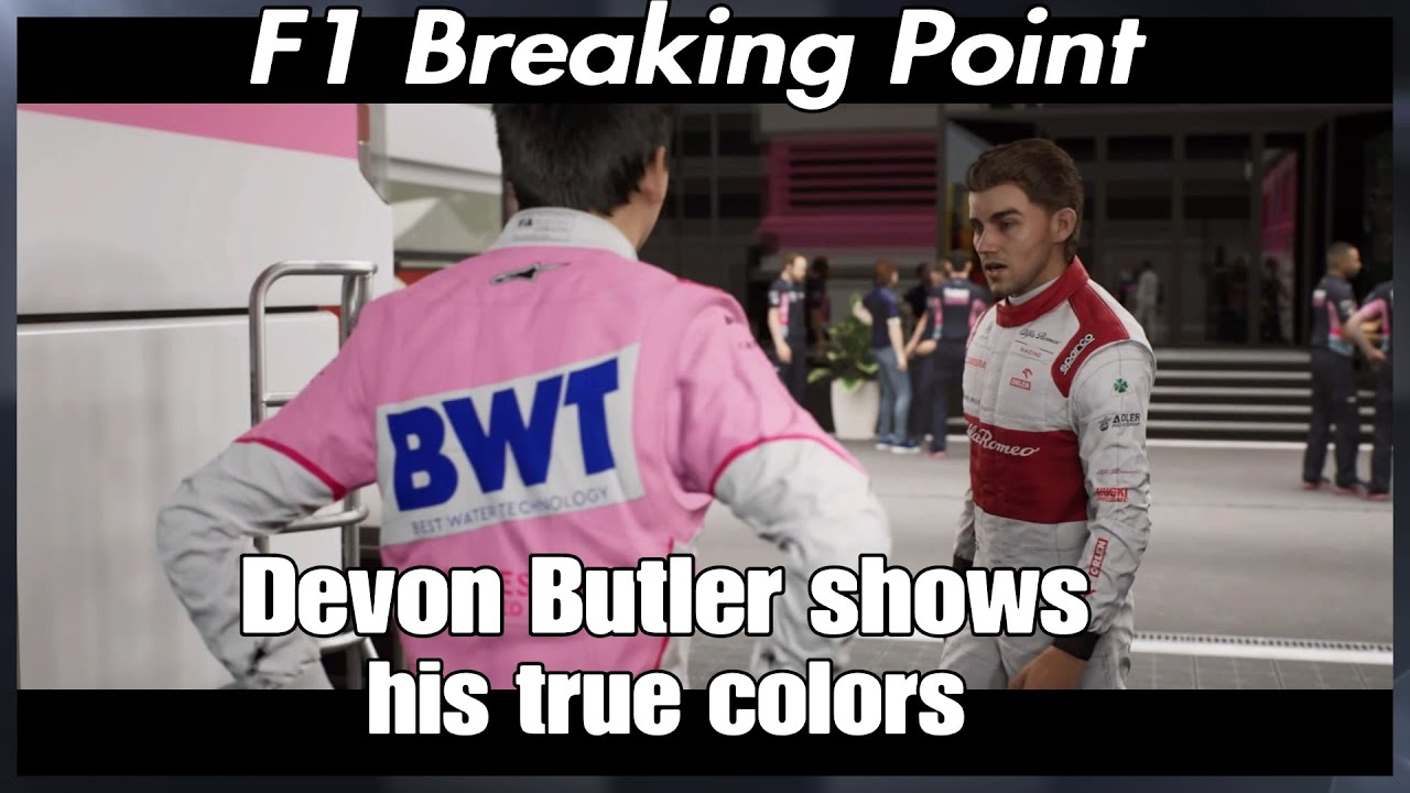 F1 2021 PS4 | Breaking point: Devon Butler is up to something - YouTube