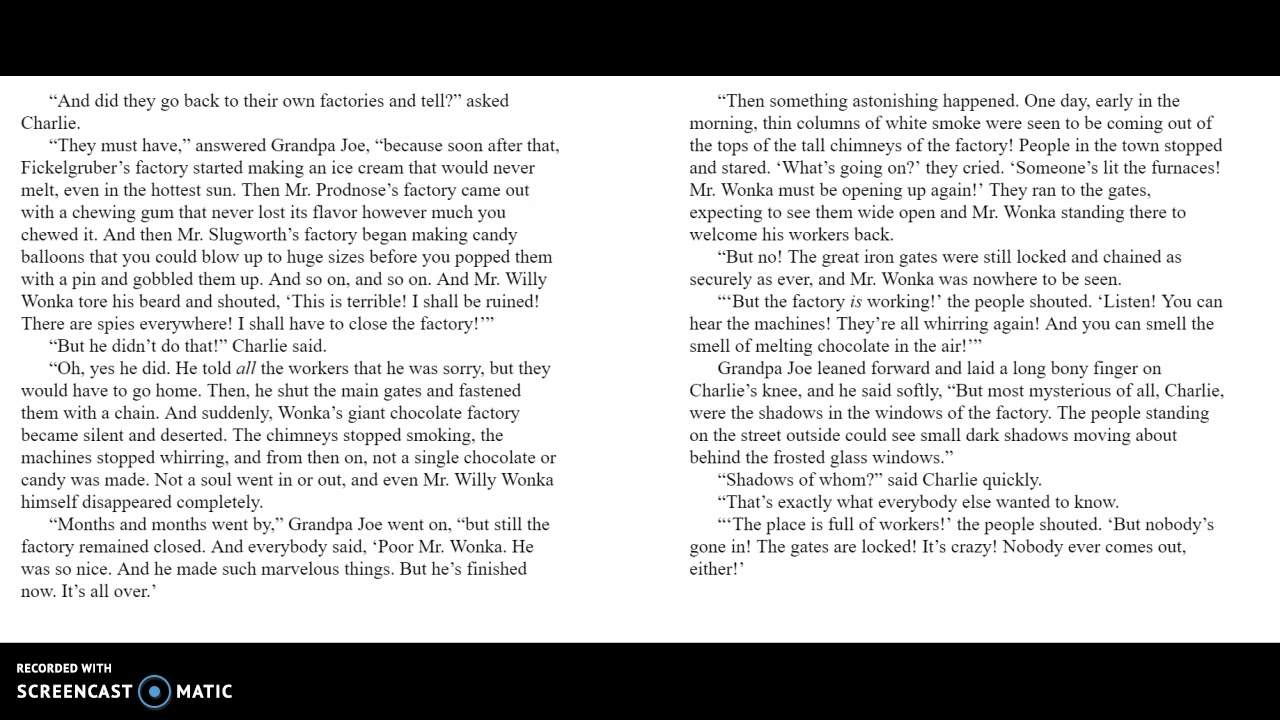 Charlie and the Chocolate Factory Chapter 4 - YouTube