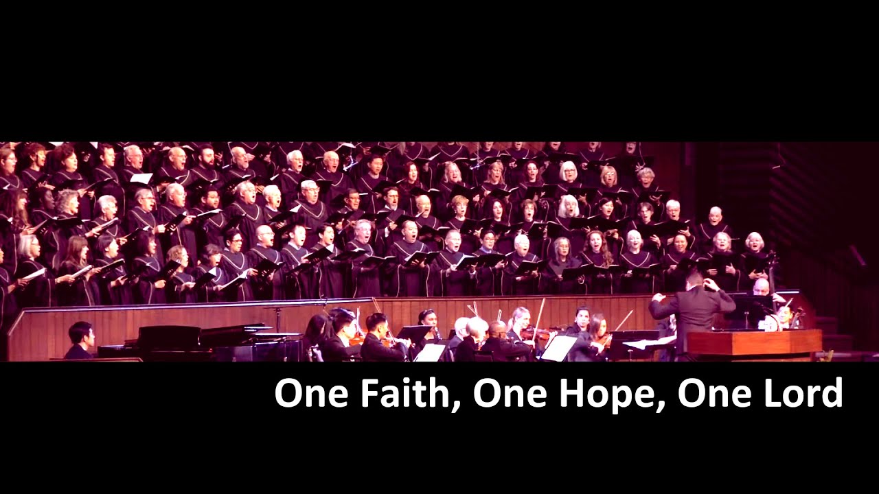 One Faith, One Hope, One Lord - Grace Community Church - YouTube