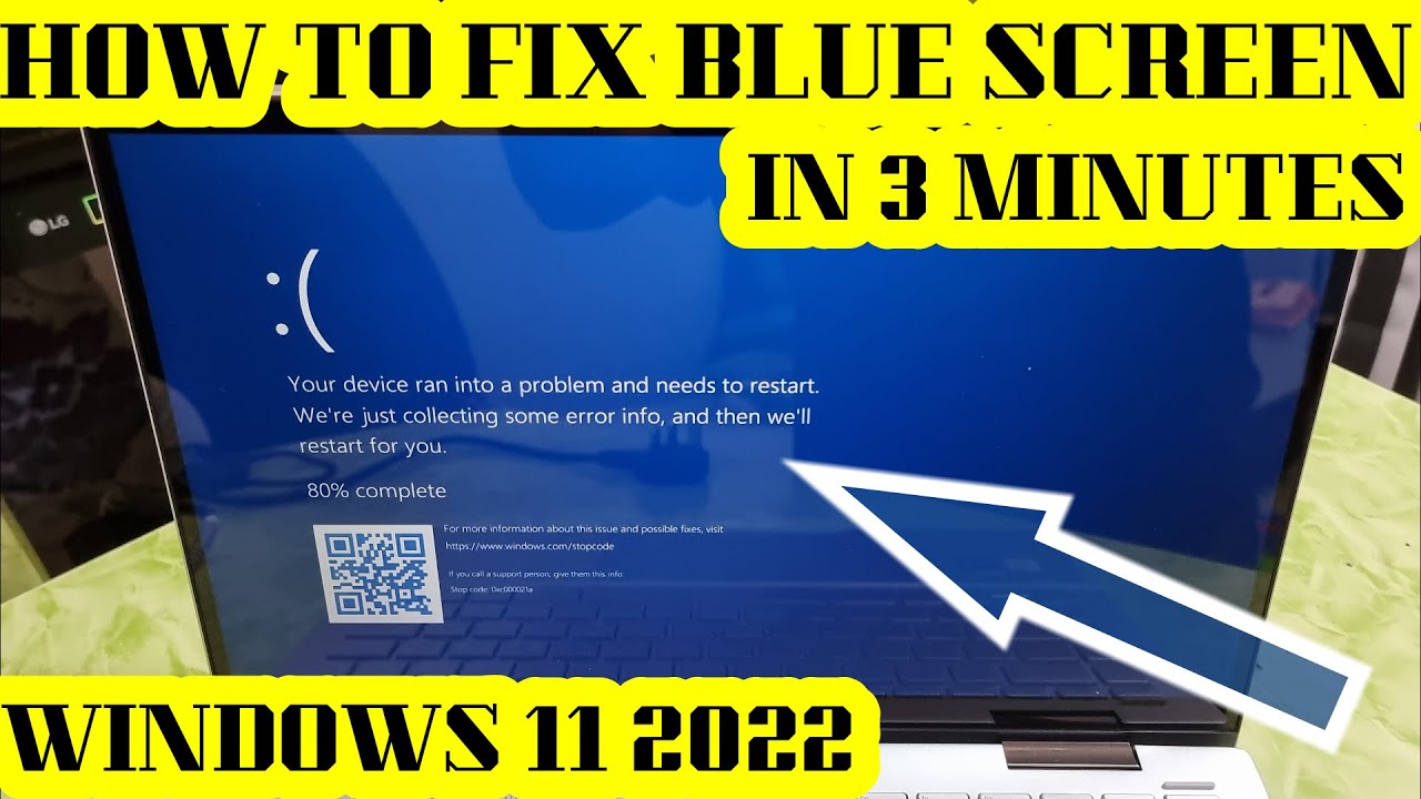 Blue screen windows 11 solution 2022 #bluescreen #hpx3602022 #diy # ...