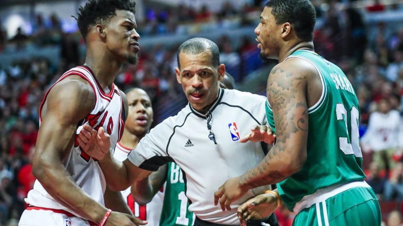 Jimmy Butler and Marcus Smart FIGHT Breaks Out Between Bulls and ...