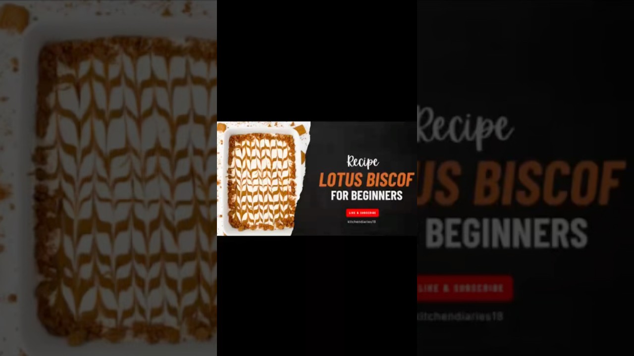 Lotus Biscoff Pudding Cake Recipe - YouTube