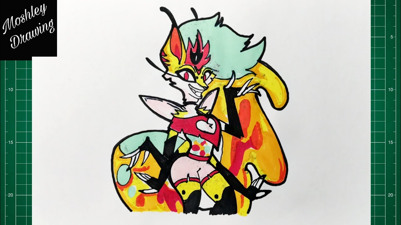 How to Draw Beelzebub from Helluva Boss - YouTube