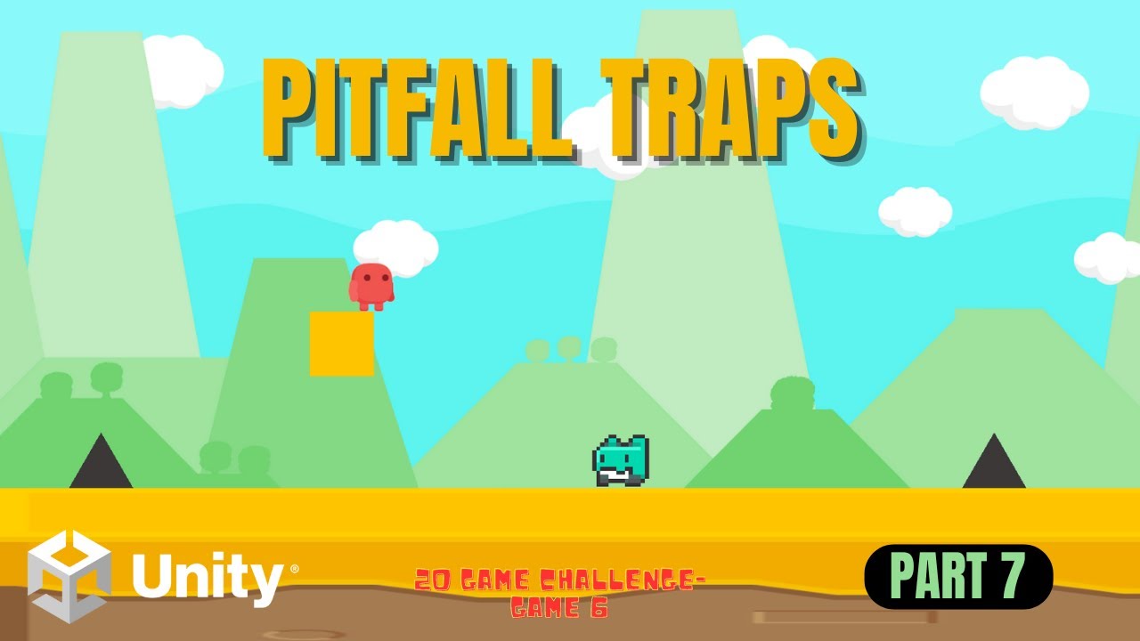 How to make a 2D Platformer - Part 6 - Pitfall Trap & Player Jump ...