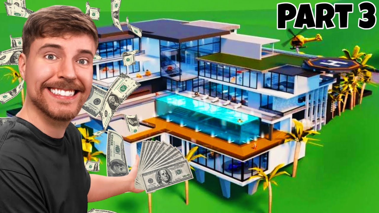 BUILDING AN ULTIMATE MANSION PART 3 🥳| $1000000000 ULTIMATE MANSION 😱 ...