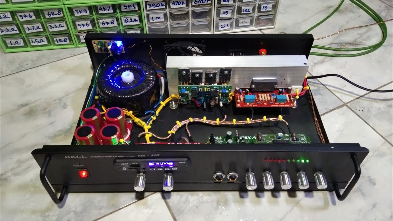 power ampli super HI-FI clarity STK SANYO 432-050,versi 2.1 sub. - YouTube