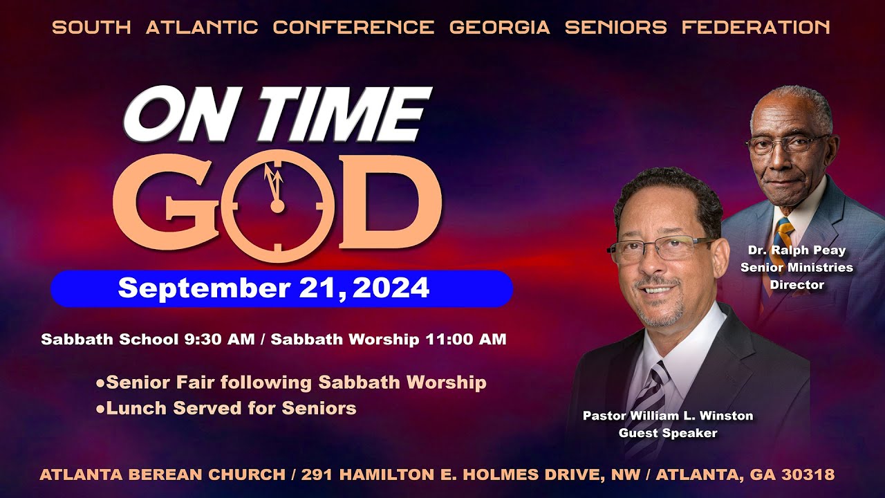 Sabbath Worship at Atlanta Berean | September 21, 2024m| Pastor William ...
