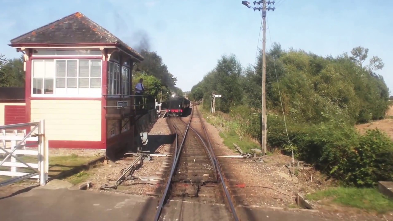 KESR Cab Ride Bodiam to Tenterden (Kent and East Sussex Railway) - YouTube