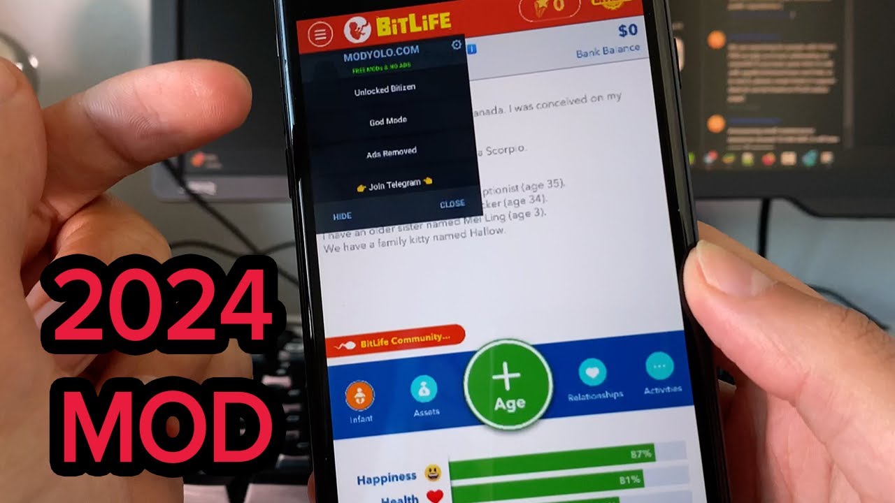 Bitlife MOD iOS iPhone (2024) - YouTube
