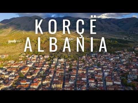Korçë, Albania 🇦🇱 | The Hidden Gem of the Balkans (4K Drone Film)
