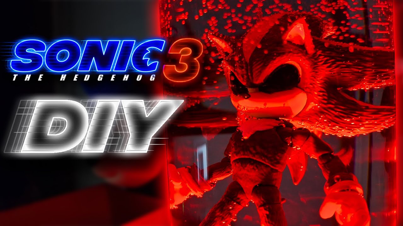 DIY Shadow The Hedgehog Containment Lamp! - YouTube