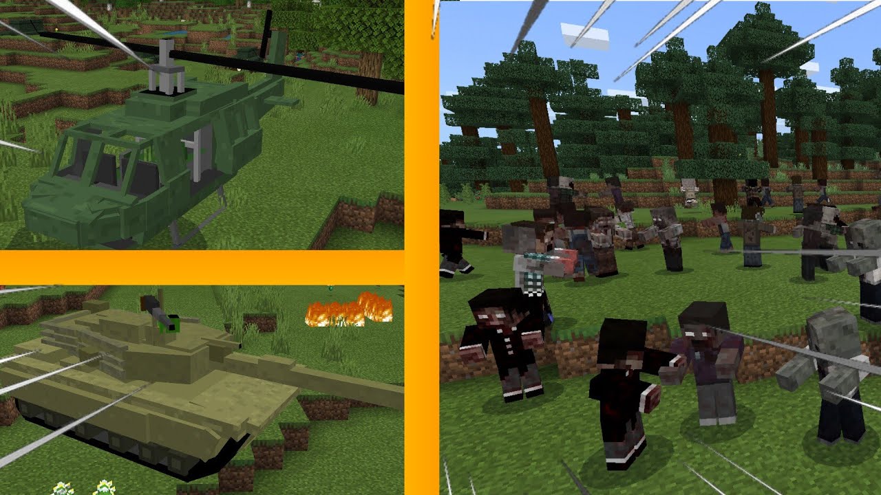 SAIU!! *MELHOR* ADDON/MOD THE WALKING DEAD PARA MINECRAFT PE ...