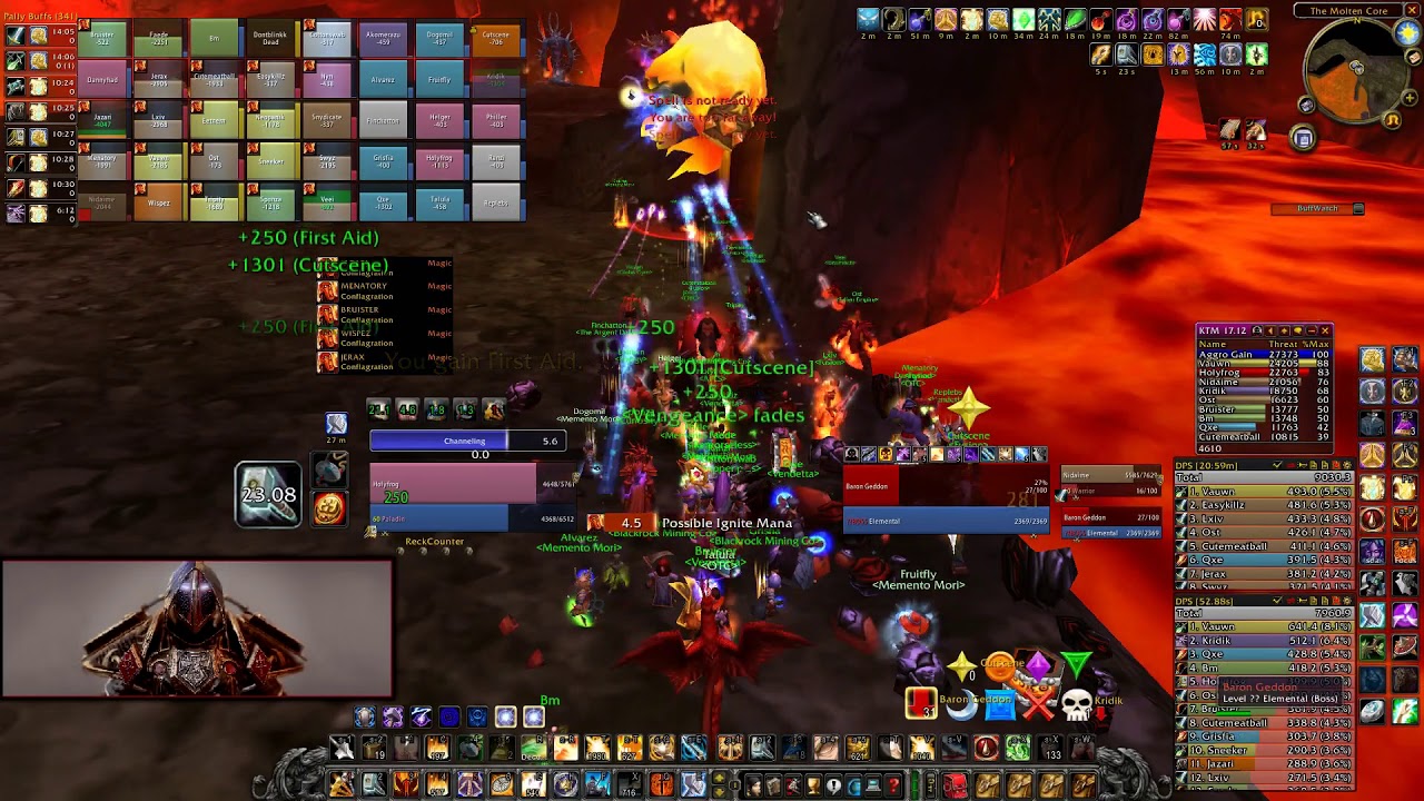 Molten Core - Spelladin - All Bosses - YouTube