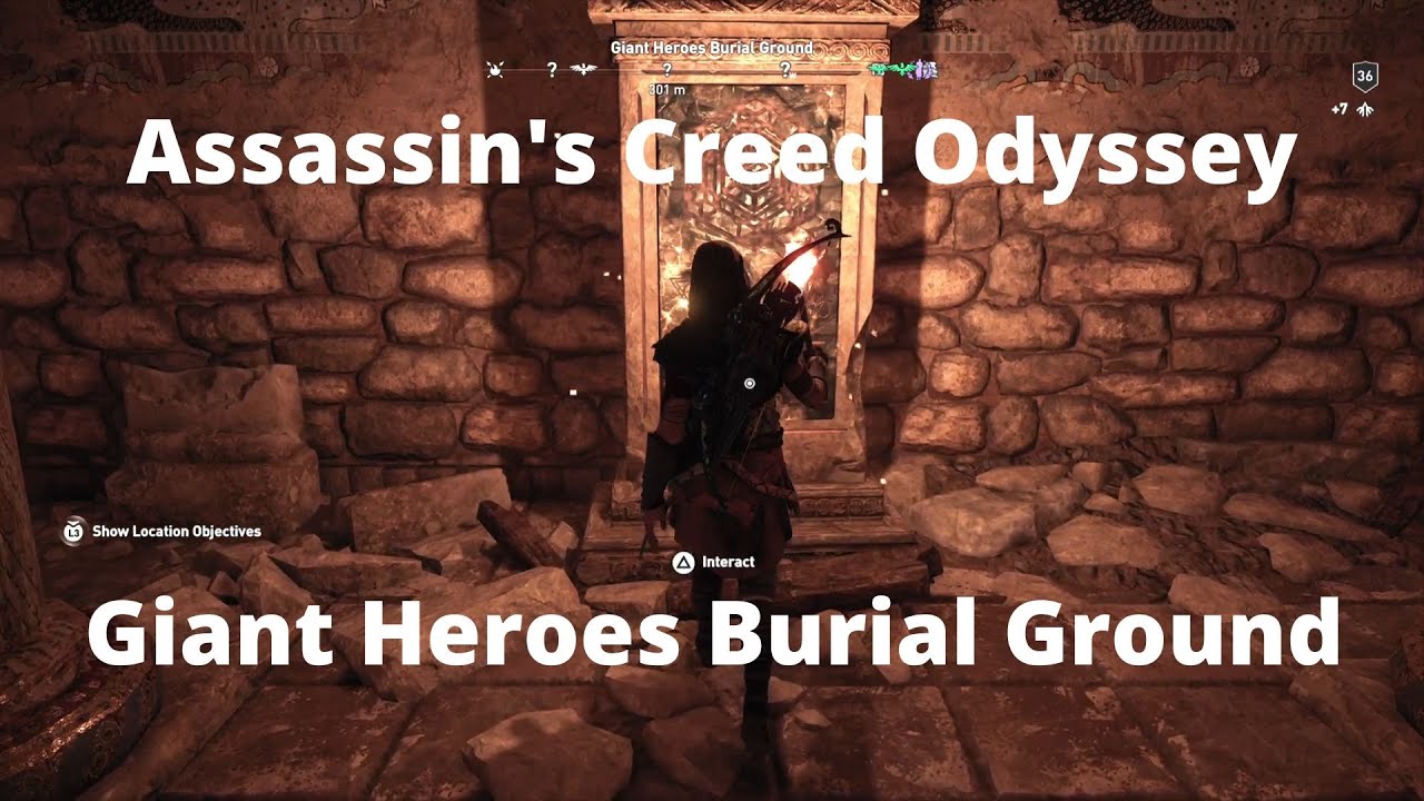 Assassin's Creed Odyssey: Giant Heroes Burial Ground Tomb (Naxos ...